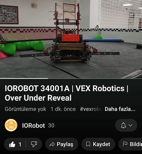 IOROBOT 34001A VEX Robotics Over Under Reveal VRC Over Under