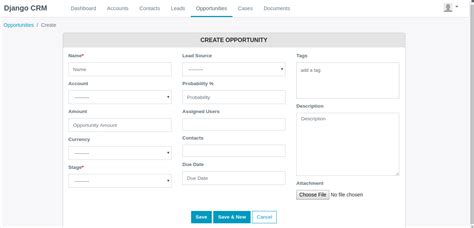 Opportunity Django CRM 0 3 0 Documentation