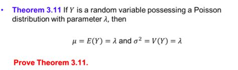 solved theorem 3 11 if y is a random variable possessing a