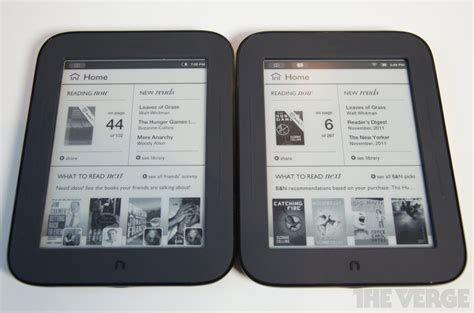 Nook Simple Touch Improved Page Turns Tested Video Demo The Verge