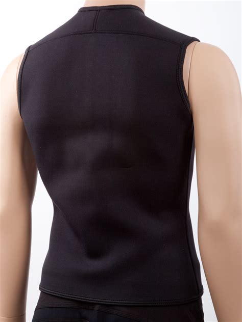 Neosport Mens 25mm Neoprene Zip Front Sport Vest Warm Sleeveless Swim