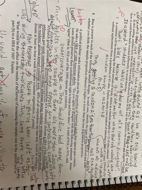 Can Someone Please Help Me With 8a Would This Be A Non Response Ap