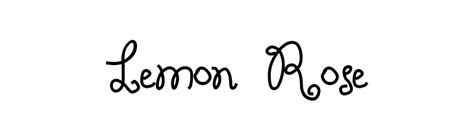 Lemon Rose Font