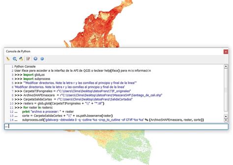 Cortar Archivos Raster Tif Con Un Script De Python En Qgis El Blog De