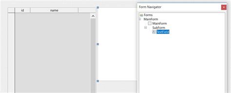 How To Get Focus On A Subform In LibreOffice Base Using Tab English