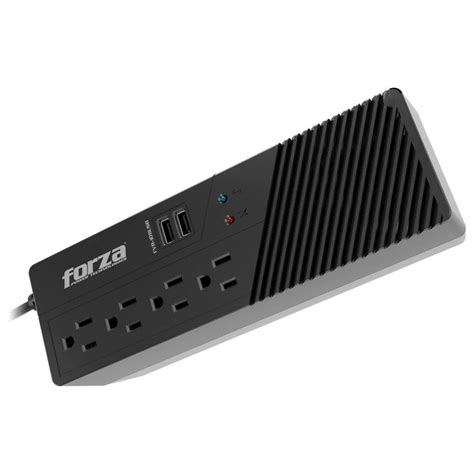 REGULADOR DE VOLTAJE FORZA FVR 1011USB 1000VA 2USB 4TOMAS