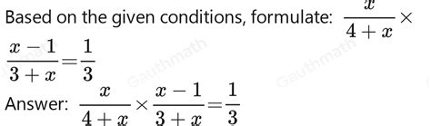 Solved There Are 4 Red Counters And X Blue Counters In A Ba Algebra