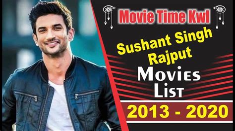 Sushant Singh Rajput All Movie List Youtube