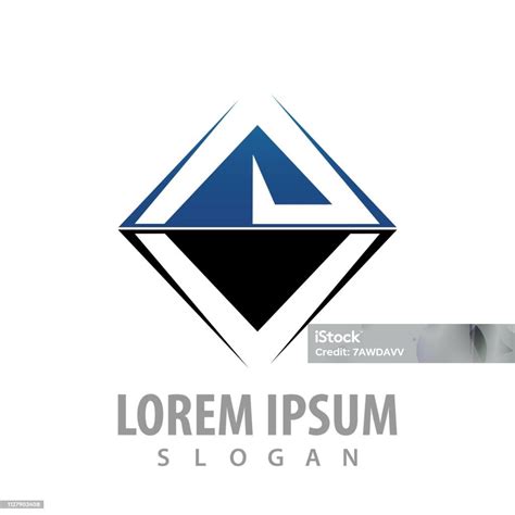 초기 편지 Av 로고 컨셉 디자인 광장 기호 그래픽 템플릿 요소 벡터 0명에 대한 스톡 벡터 아트 및 기타 이미지 0명