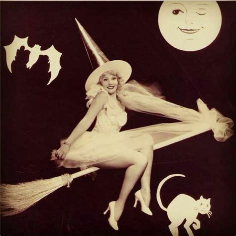 Witch Pinup Vintage Halloween Witch Vintage Halloween Photos