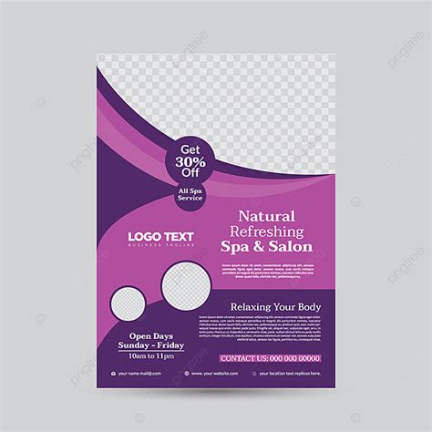 Spa Massage Flyer Template Download On Pngtree