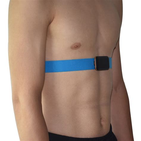 Chest Heart Rate Monitor Strap Heart Rate Belt Blu Grandado