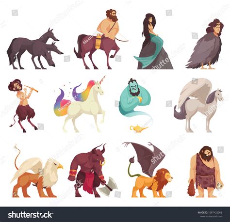Cartoon Centaur Over 1941 Royalty Free Licensable Stock Vectors