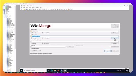 How To Use Winmerge To Compare Files And Folders Youtube