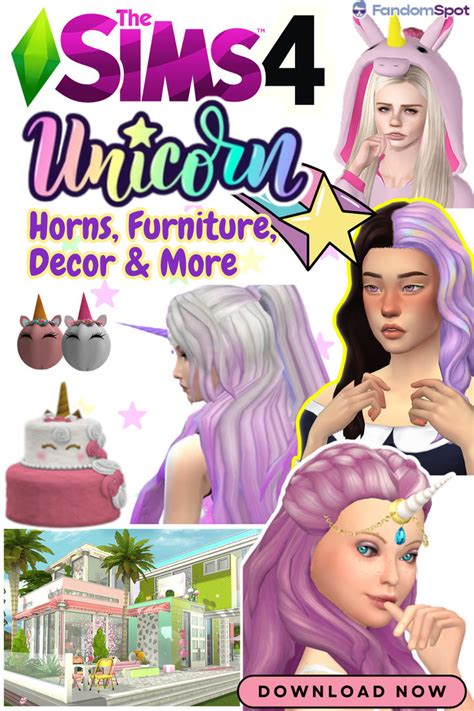 Sims 4 Unicorn CC List FandomSpot Sims 4 Sims Sims Love
