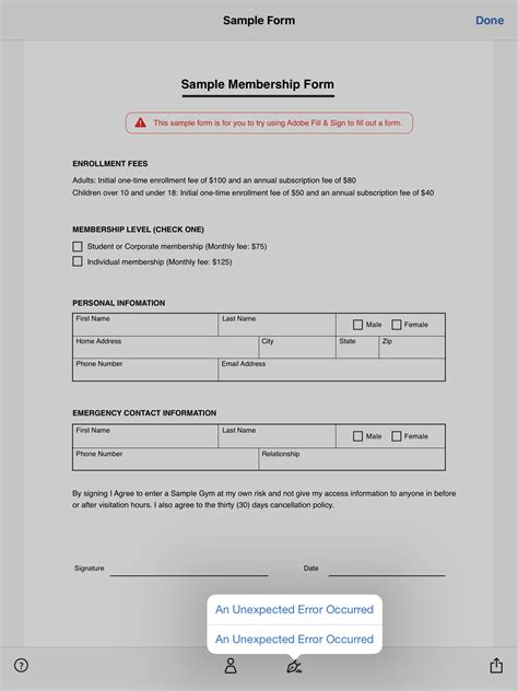 Why Cant I Sign Documents I Get An Error Code Th Adobe Product