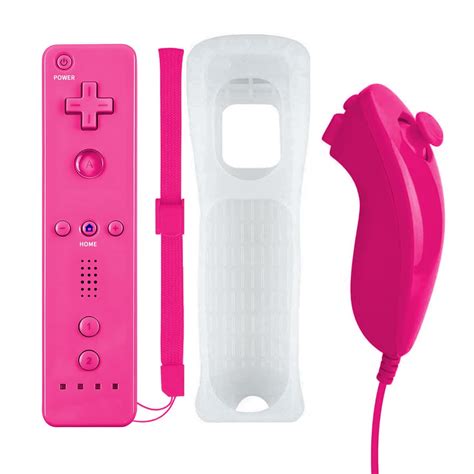 Zouyue Remote Controller For Wii Wii Remote And Nunchuck Controllers With Silicon Case And Zouyue Remote Controller For Wii Wii Remote And Nunchuck Controllers With Silicon Case And