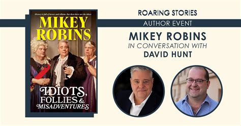 Mikey Robins In Conversation With David Hunt Roaring Stories Bookshop