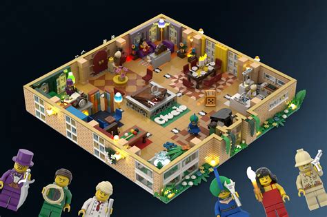 Playable Cluedo Clue Mansion Lego® Ideas