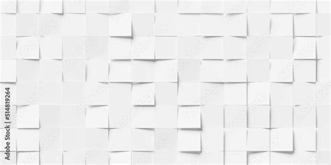 Random Rotated White Planes Geometrical Background Wallpaper Banner Or Template Flat Lay From