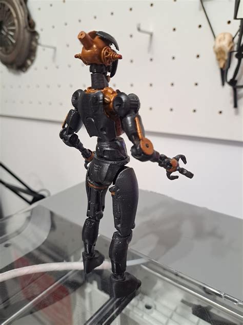 Fallout Assaultron Poseable Figure 3d Model By Rafamacamp On Thangs