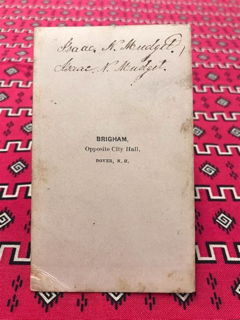 Civil War Soldier Cdv Identified Double Signed Andrews Mass