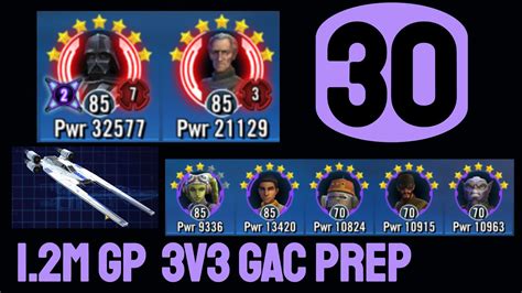 Loquitur Update 30 Relics Unlocks Event Play GAC 3v3 Prep And