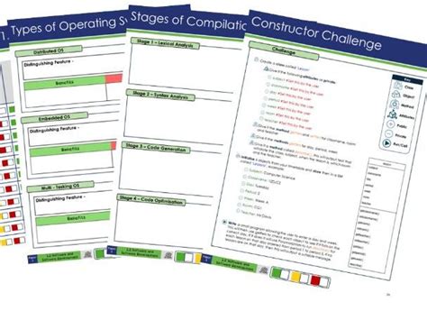 H446 Topic 1 2 Retrieval Booklet Computer Science A Level Teaching Resources