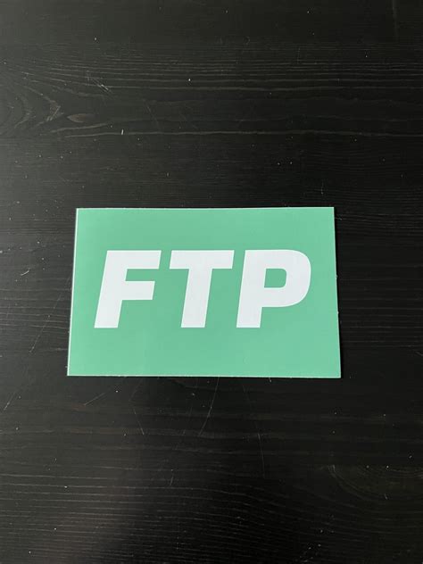 Stickers Ftp Teal Logo Sticker Grailed