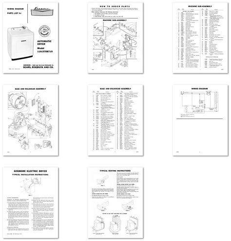 Kenmore Dryer Model Belt Diagram Kenmore Gas Dryer Schem