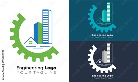 Civil Engineering Construction Logo