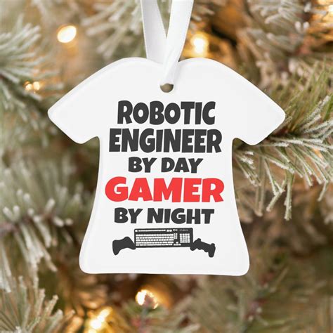 Robotic Engineer Gamer Ornament Zazzle Robotics Engineering