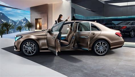 Mercedes Benz E Class Close Up Shot Stable Diffusion Online