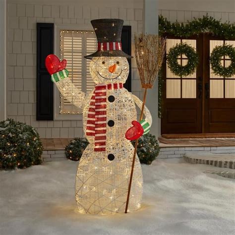 Snowman Outdoor Christmas Decorations The Home Depot