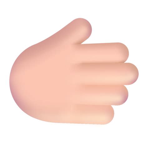 Rightwards Hand Light Skin Tone Emoji