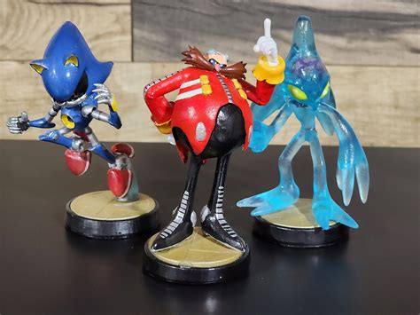 Team Eggman Figurine Set Eggman Metal Sonic Infinite E102 Gamma