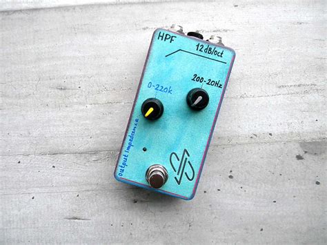 DpFX Pedals Variable High Pass Filter HPF 200 20Hz With Reverb