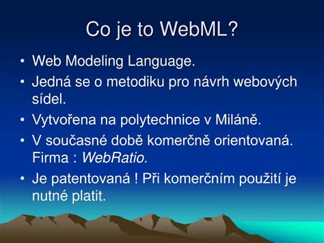 ppt webml powerpoint presentation free download id 5312436