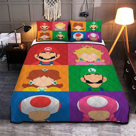 Super Mario Nintendo 6 Fan T Super Mario Nintendo Duvet Quilt Bedd