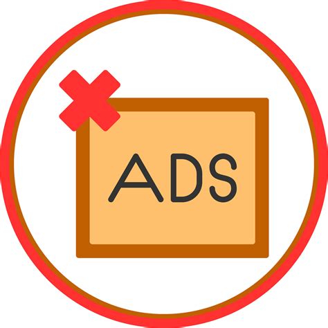 Remove Ads Vector Icon Design Vector Art At Vecteezy