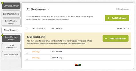 Track Chair Adding Reviewers Ex Ordo Knowledge Base