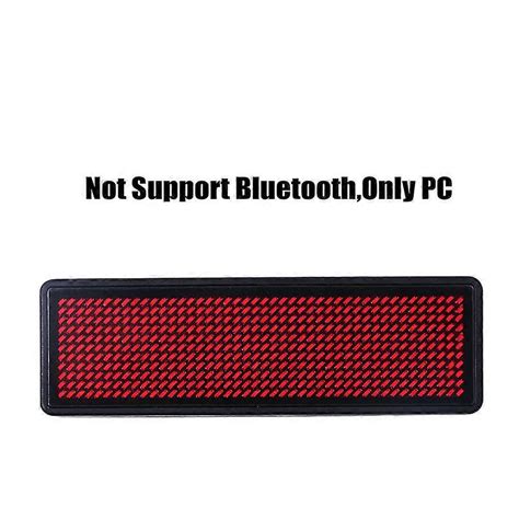 Tib Fully New Bluetooth Led Name Badge Diy Programmable Scrolling Message Board Mini Led Display