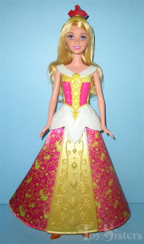 Disney Mattel Magic Dress Princess Sleeping Beauty Aurora Doll Toy