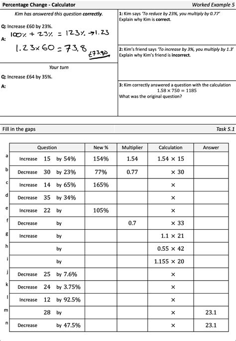BK Percentages Interwoven Maths
