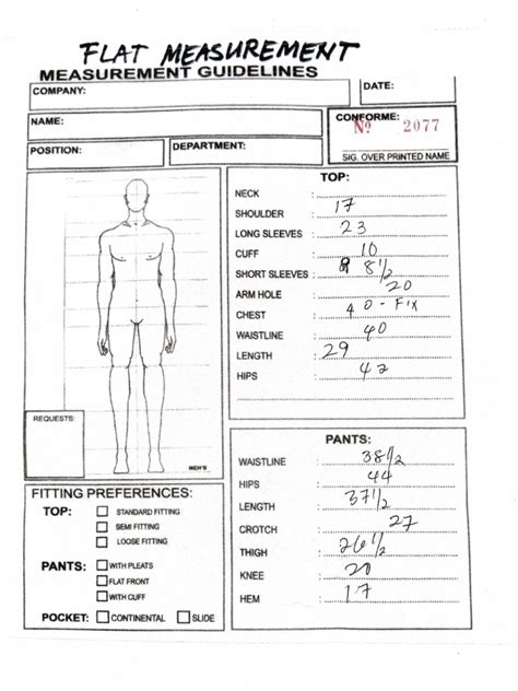 Uniform Measurements Pdf