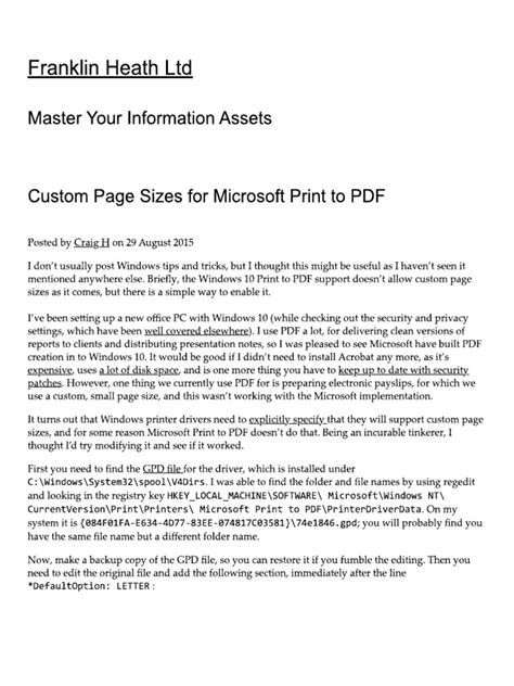 custom page size in microsoft print to pdf pdf