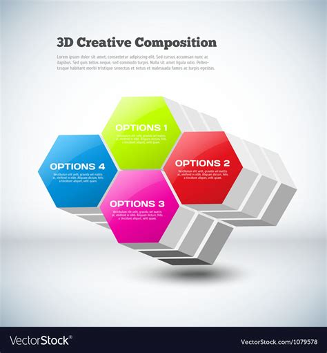 3d Cubes Royalty Free Vector Image Vectorstock