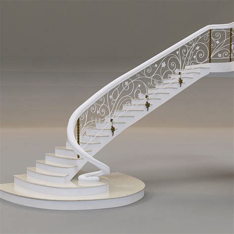 Classical Staircase 4 3d Model Cgtrader