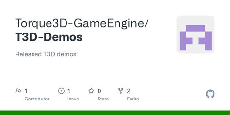 GitHub Torque D GameEngine T D Demos Released T D Demos