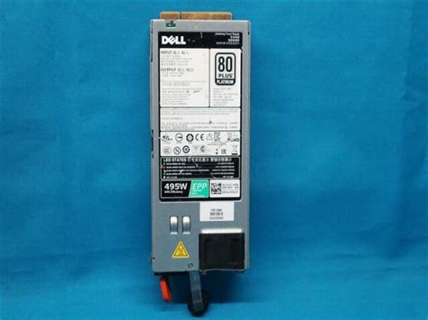 Dell 495w Poweredge Server Power Supply 80 Plus Platinum E495e S1 For